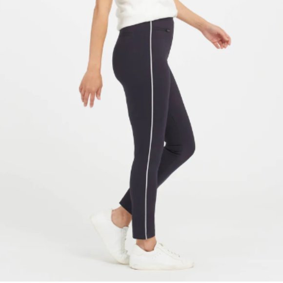 SPANX | Pants & Jumpsuits | Nwt Spanx The Perfect Pant Ankle Piped ...